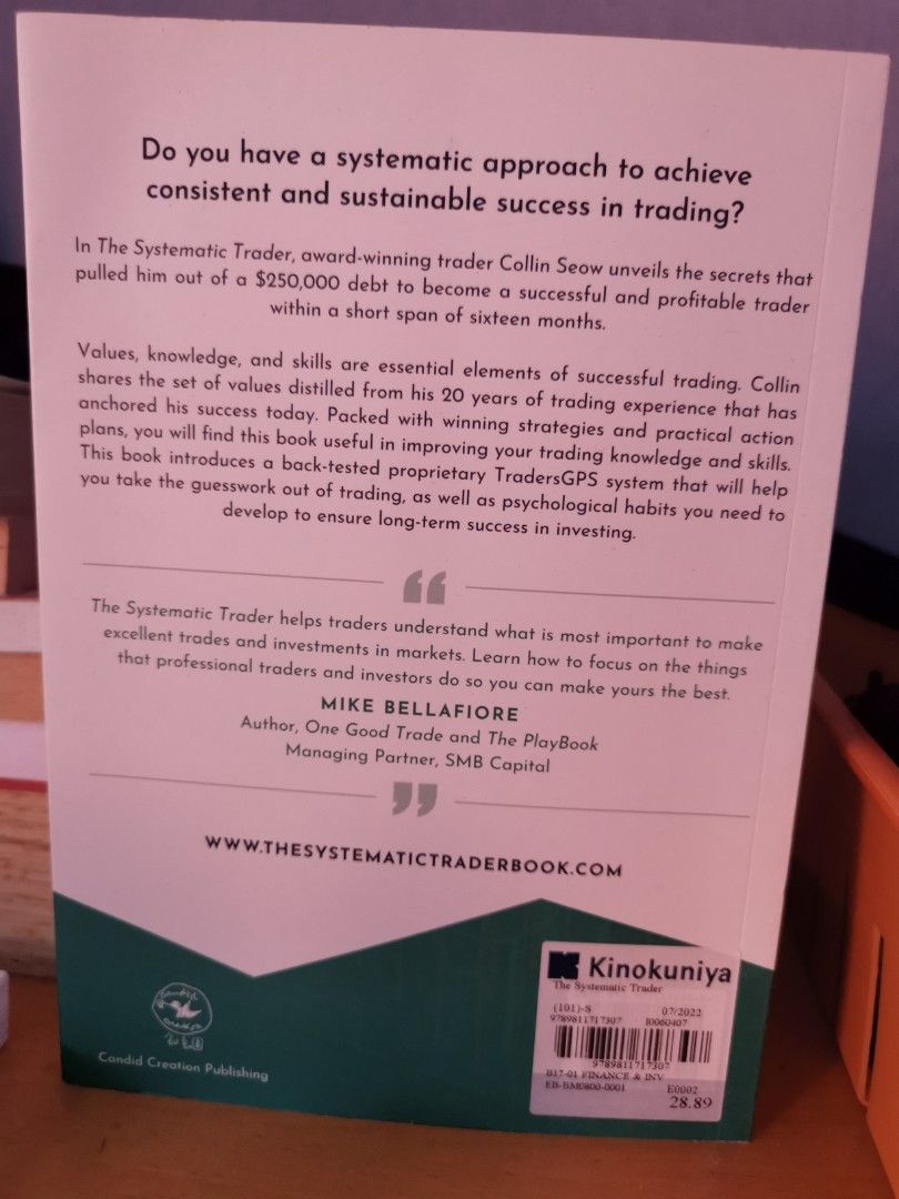 The Systematic Trader, Hobbies & Toys, Books & Magazines, Fiction & Non ...