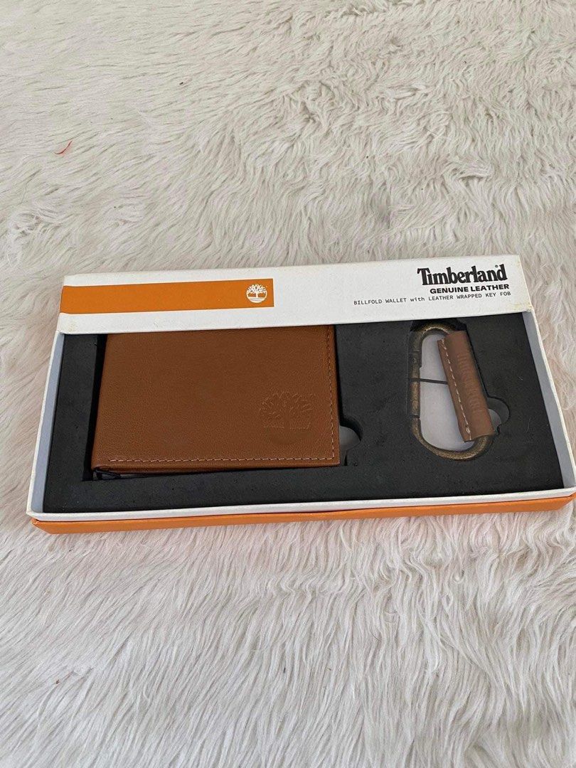 Timberland Mens Wallet with Key Fob Set on Carousell