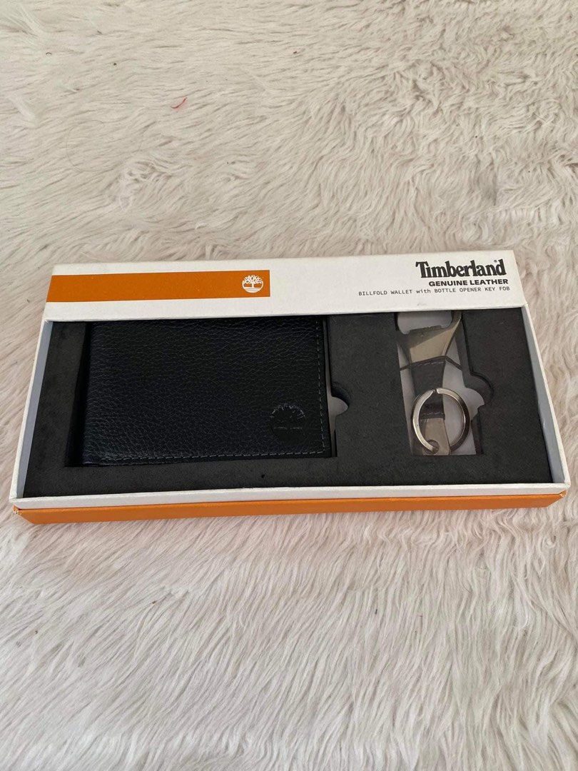 Timberland Mens Wallet with Key Fob Set on Carousell
