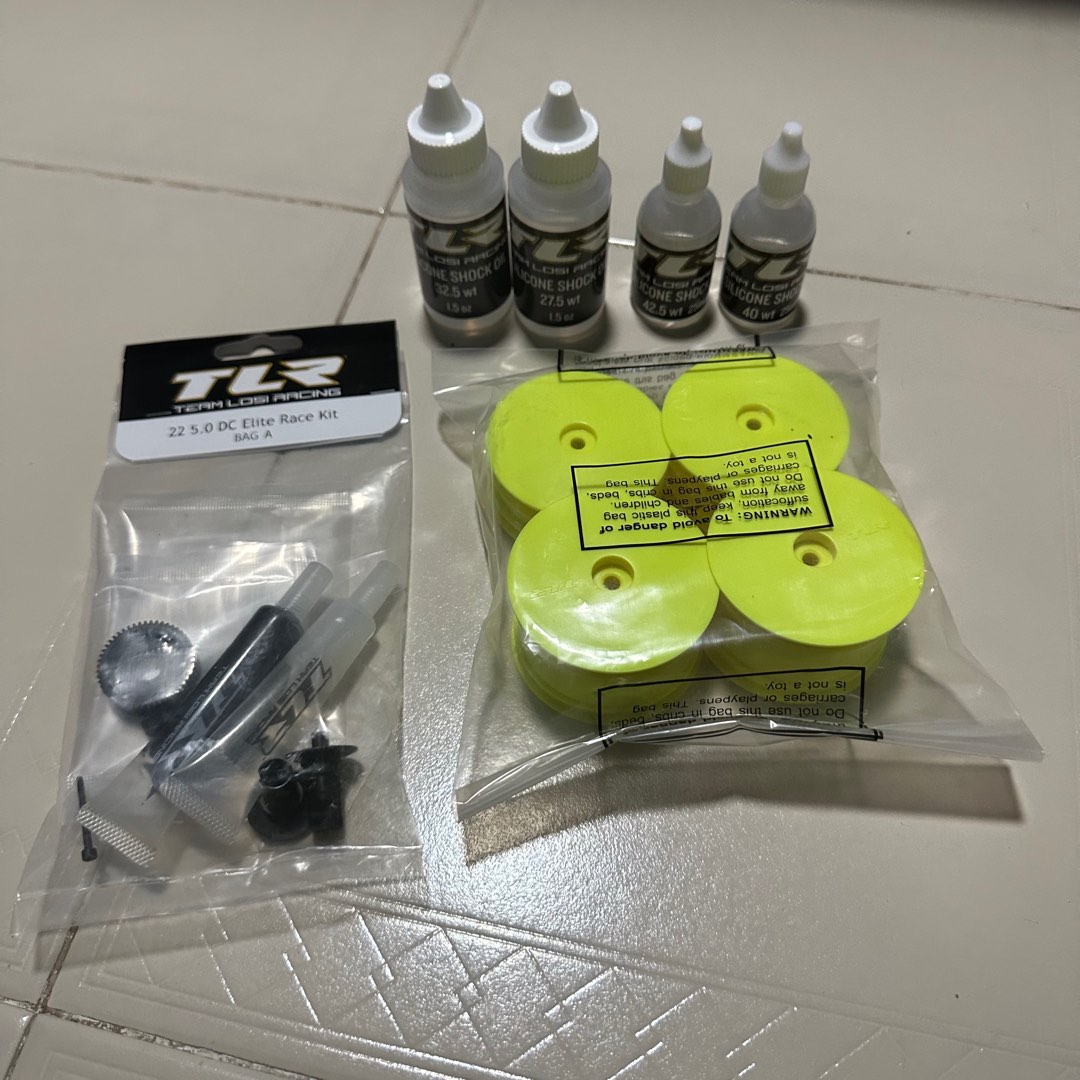 TLR 22 Ball Diff, Shock Oil & 4WD Wheels Race Car ROAR Approved Tamiya ...