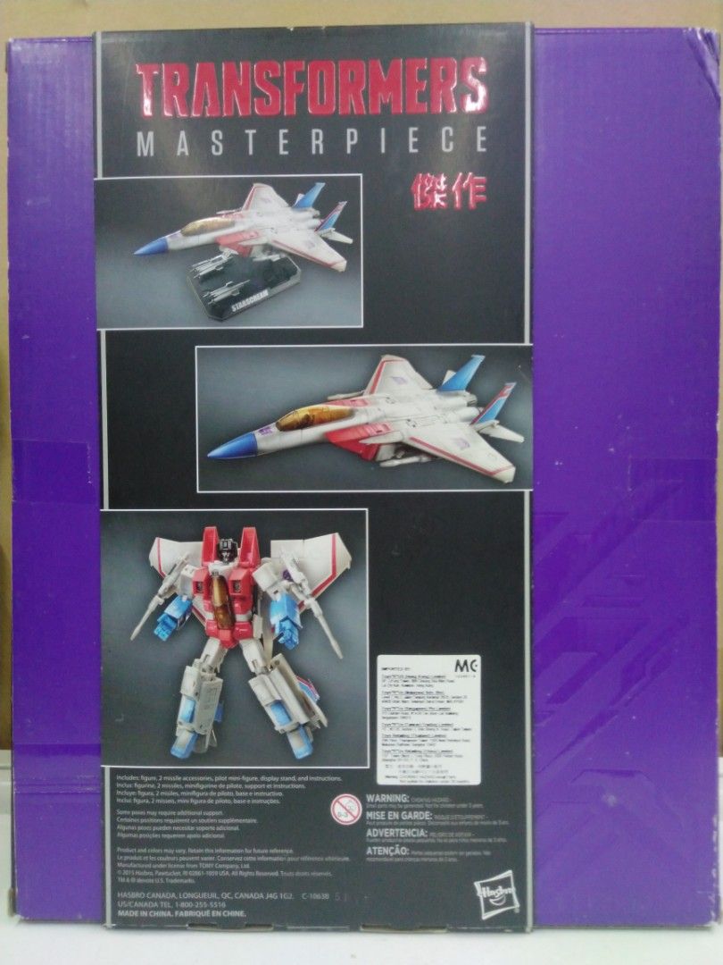 Transformers Masterpiece Starscream, Hobbies & Toys, Toys & Games on ...
