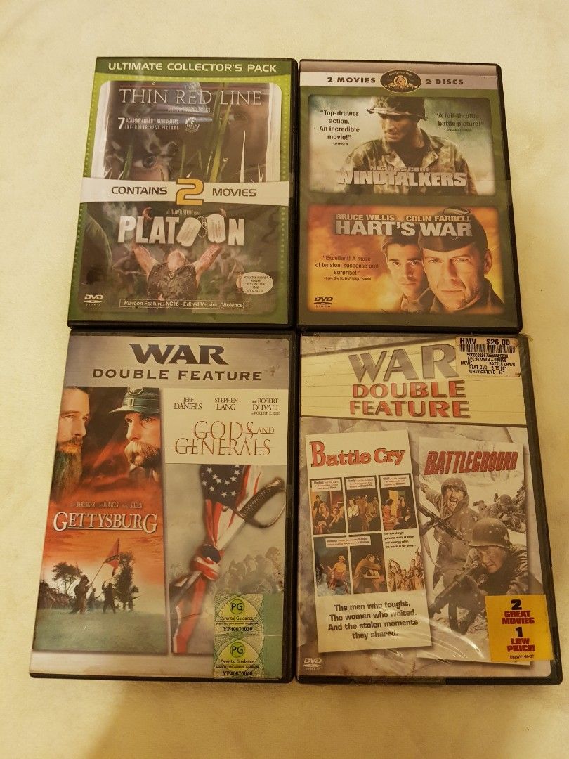 US War Set American Civil/Pacific/Atlantic/WWII/Vietnam War DVD ...