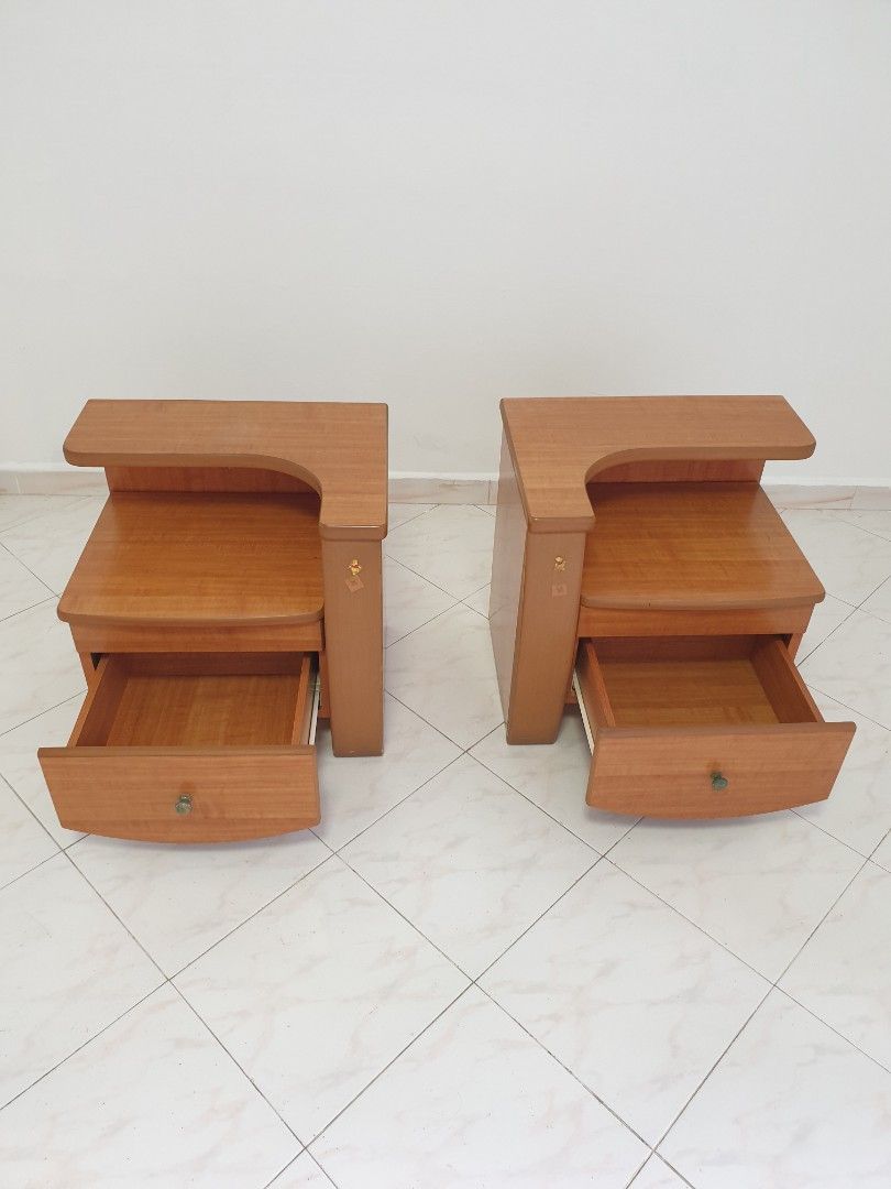 Used bedside tables, Furniture & Home Living, Furniture, Tables & Sets ...