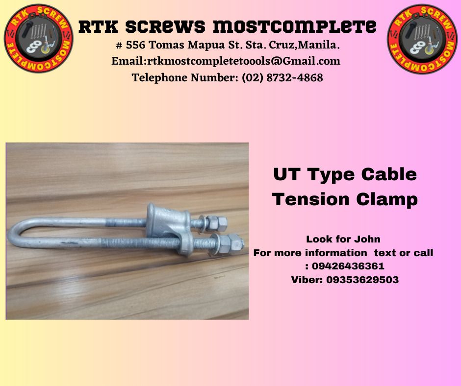 UT Type Cable Tension Clamp on Carousell