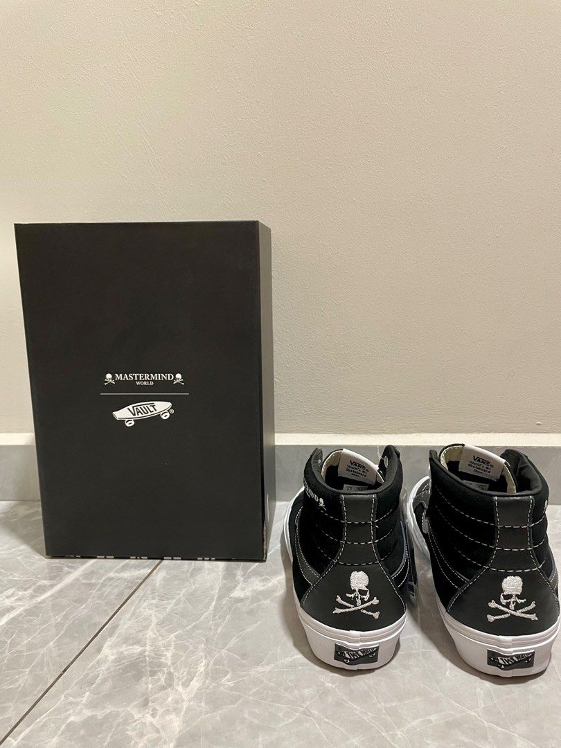 Vans Vault x Mastermind World UA SK8-Hi Reissue LX Black, Men's Fashion ...