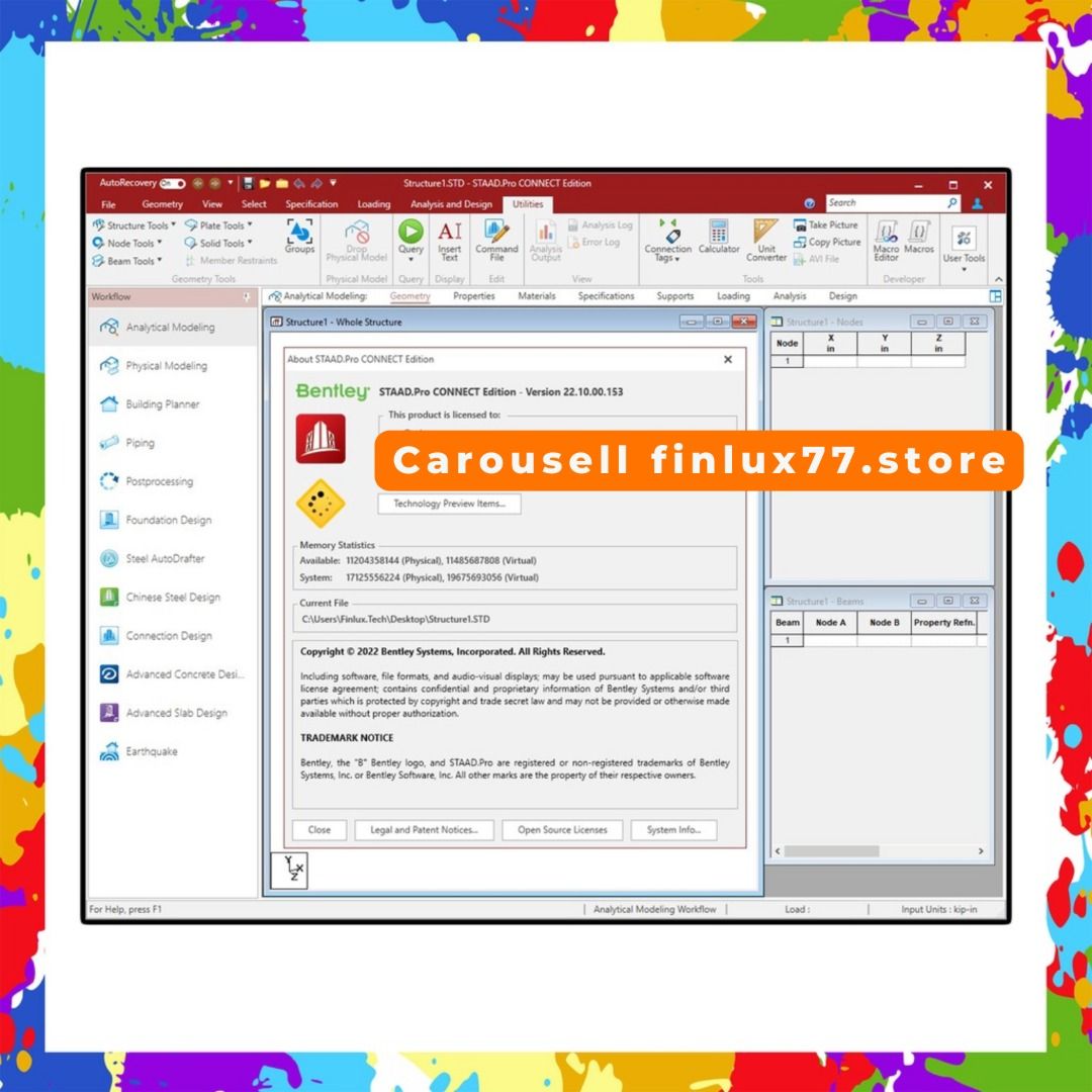 [VIDEO] Bentley STAAD Pro V8i SS6 / CONNECT Edition Lifetime Full ...