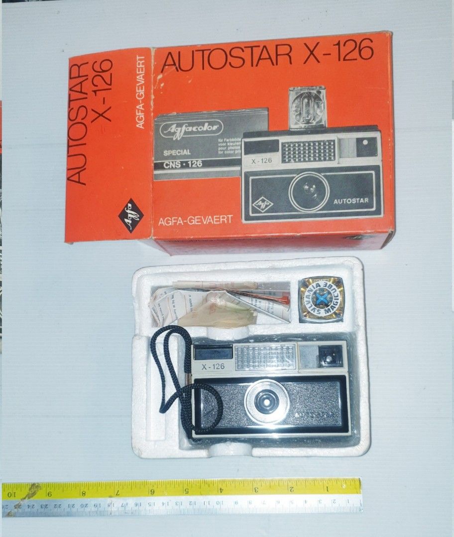 VINTAGE AGFA GEVAERT AUTOSTAR X - 126bCAMERA, Photography, Cameras on ...