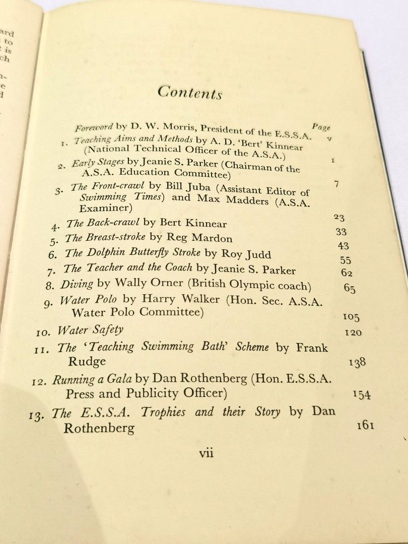 Vintage Book Year 1963 Swimming And Diving Guide Coaching Book, Hobbies ...
