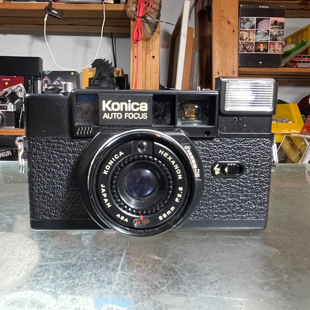 Vintage Retro Konica C35 AF2 35mm Film Camera Kamera Filem, Photography, Cameras on Carousell