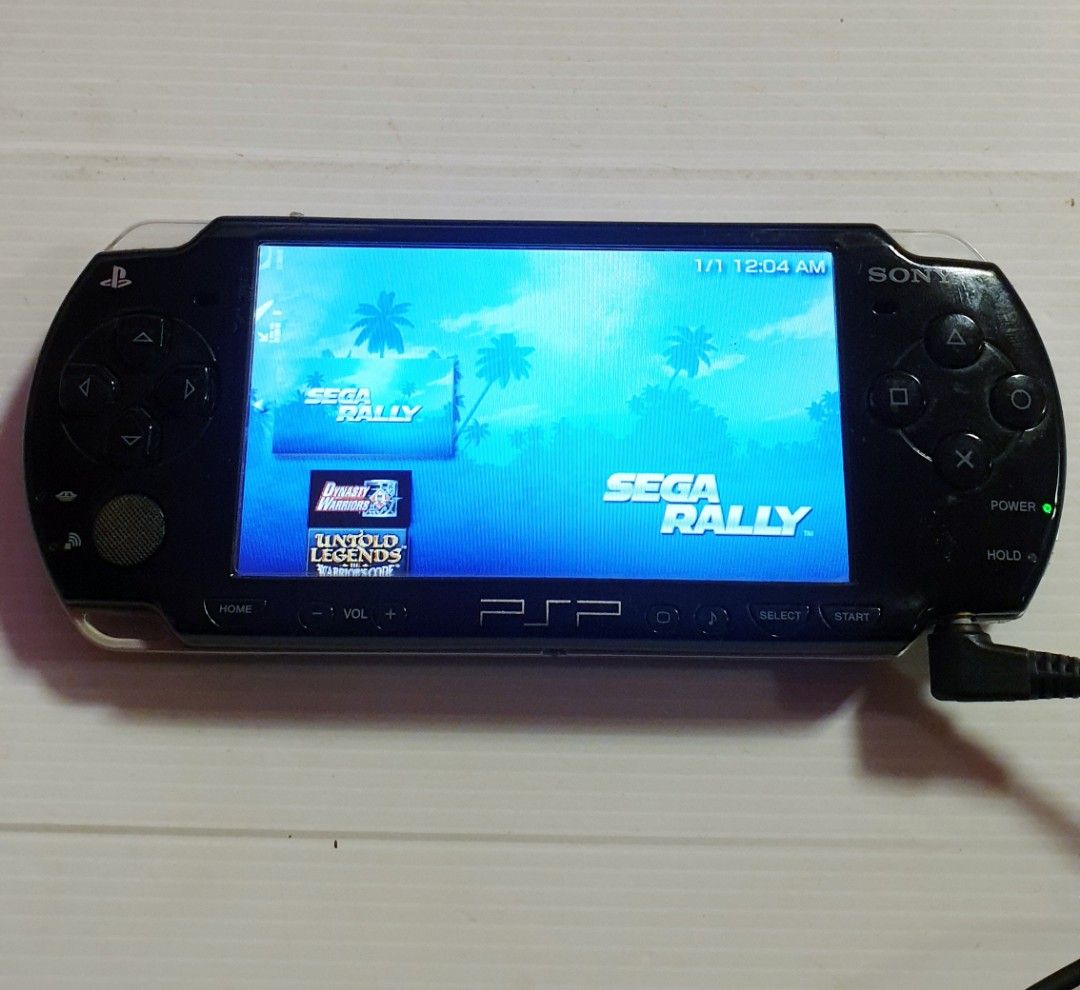 vintage sony psp slim black version, Video Gaming, Video Game Consoles ...