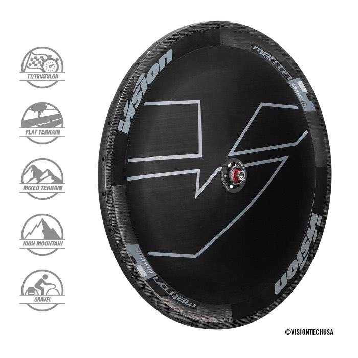 Vision Track Cycling Disc wheel for Fixie single speed track bike ...