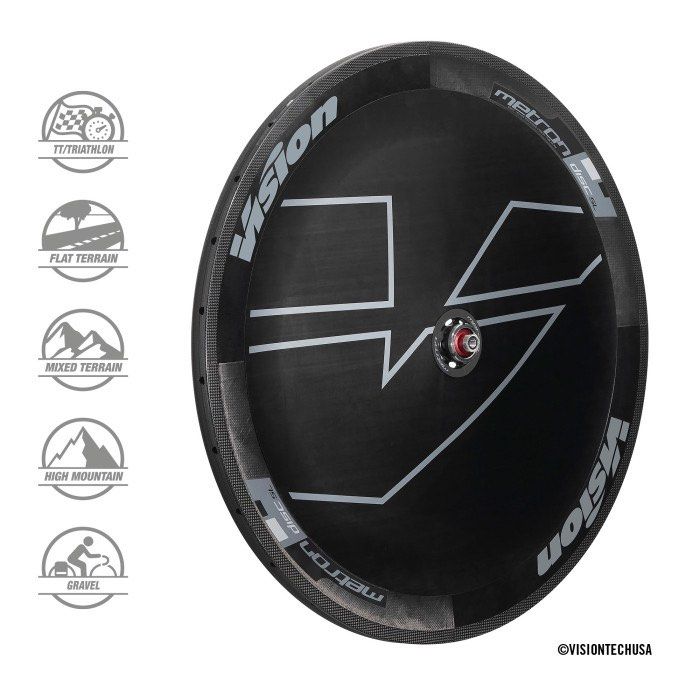 Vision Track Cycling Disc wheel for Fixie single speed track bike ...