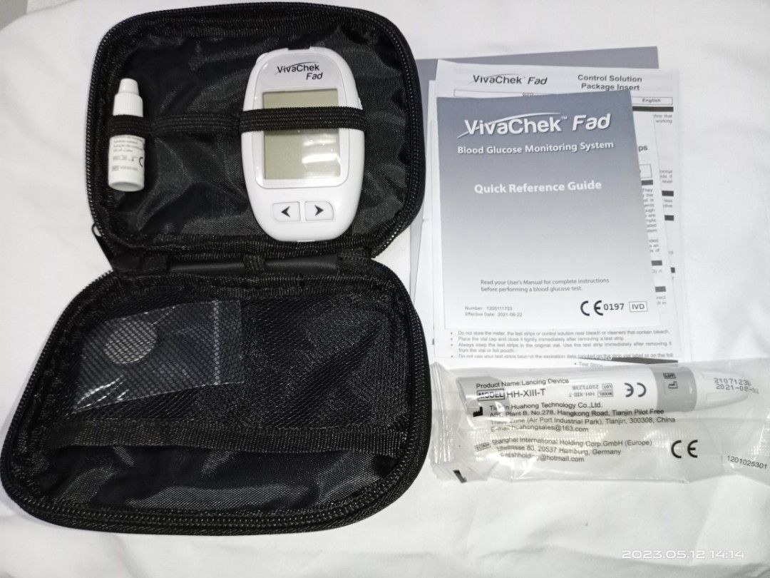 Viva chek blood glucose monitoring system and blood glucose test strips ...