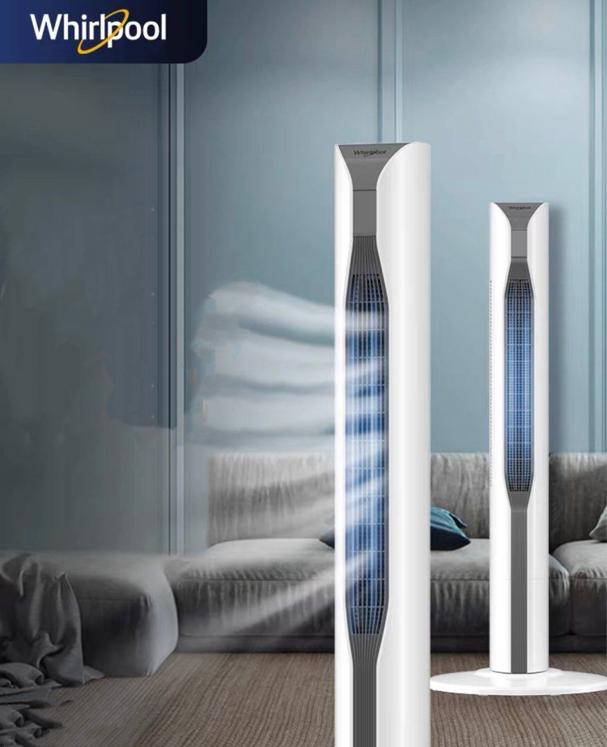 Whirlpool Tower Fan / Bladeless Fan / Standing Fan , Furniture & Home ...