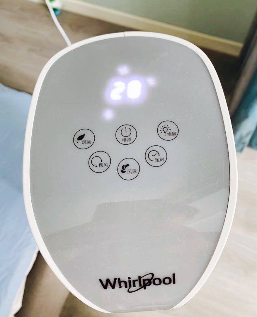 Whirlpool Tower Fan / Bladeless Fan / Standing Fan , Furniture & Home ...