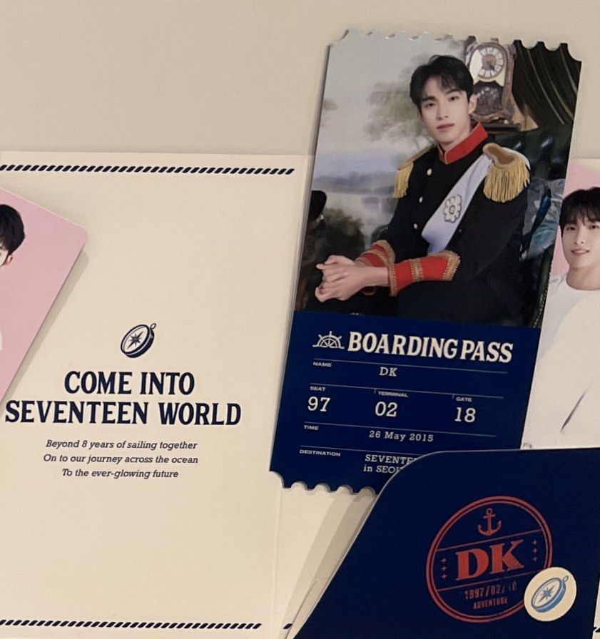 WTS - Seventeen Cafe Seoul Passport Ticket DK, Hobbies & Toys, Memorabilia & Collectibles, K ...