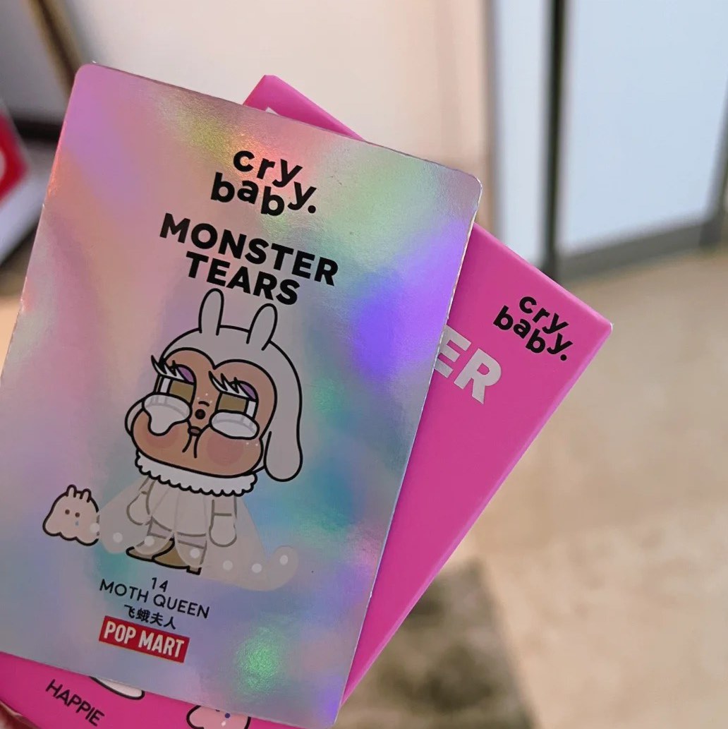 WTS BNIF SECRET Popmart Crybaby Monster Tears Moth Queen, Hobbies ...