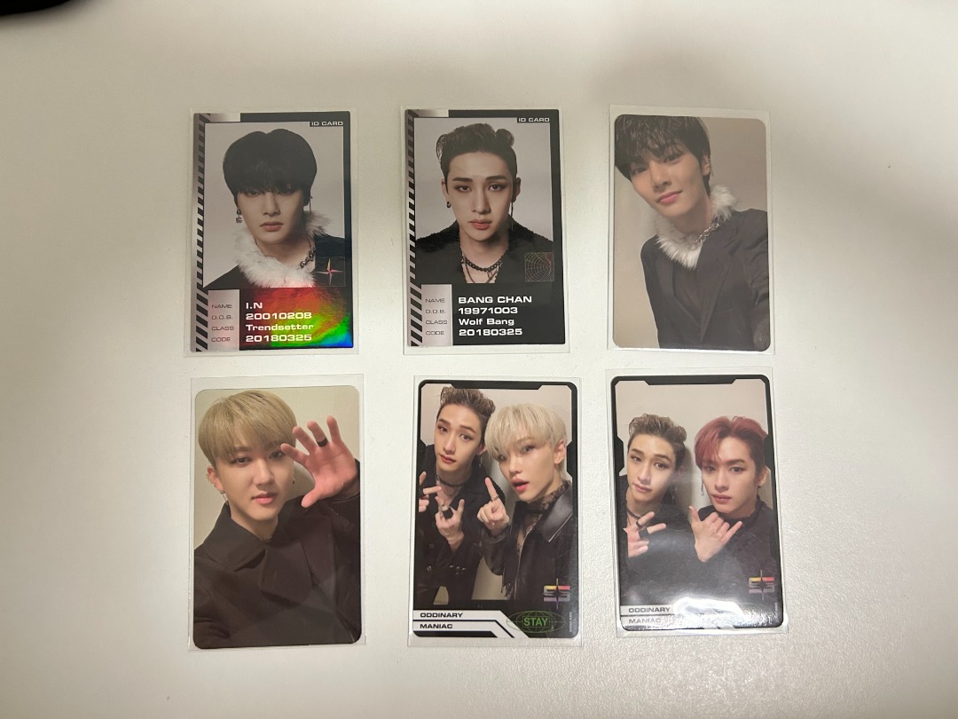 WTS LFB stray kids skz oddinary maniac era pcs album pc unit pc id pc i ...