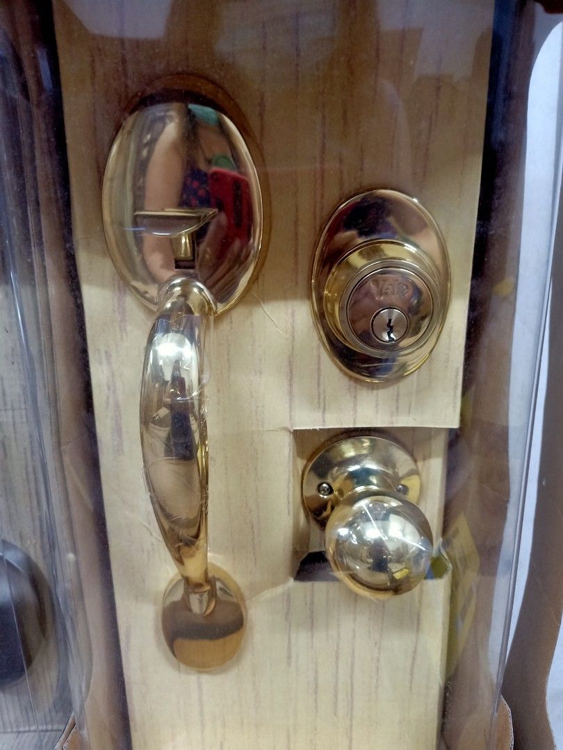 YALE MAIN ENTRANCE HANDLE SET DOOR KNOB AND HANDLE SET ONE SIDE HANDLE ...