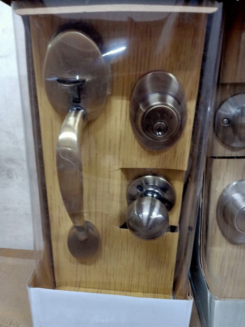 YALE MAIN ENTRANCE HANDLE SET DOOR KNOB AND HANDLE SET ONE SIDE HANDLE ...