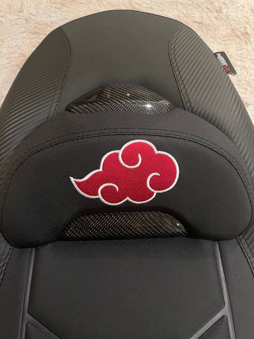 Yamaha nmax sports seat with carbon. Custom Akatsuki embroidery ...