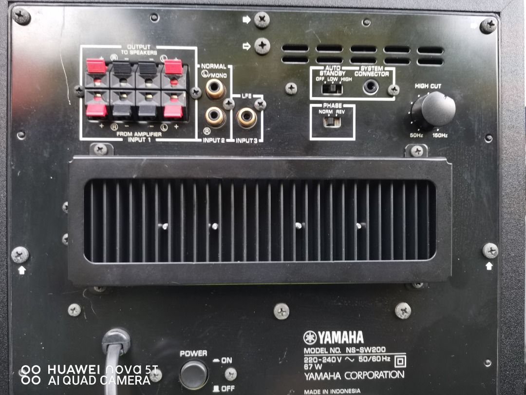 YAMAHA Subwoofer NS-SW200, Audio, Soundbars, Speakers & Amplifiers on ...