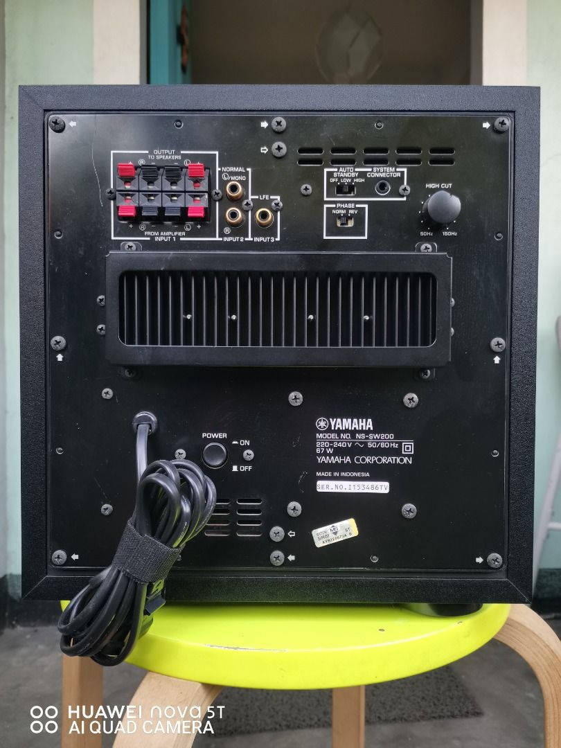 YAMAHA Subwoofer NS-SW200, Audio, Soundbars, Speakers & Amplifiers on ...