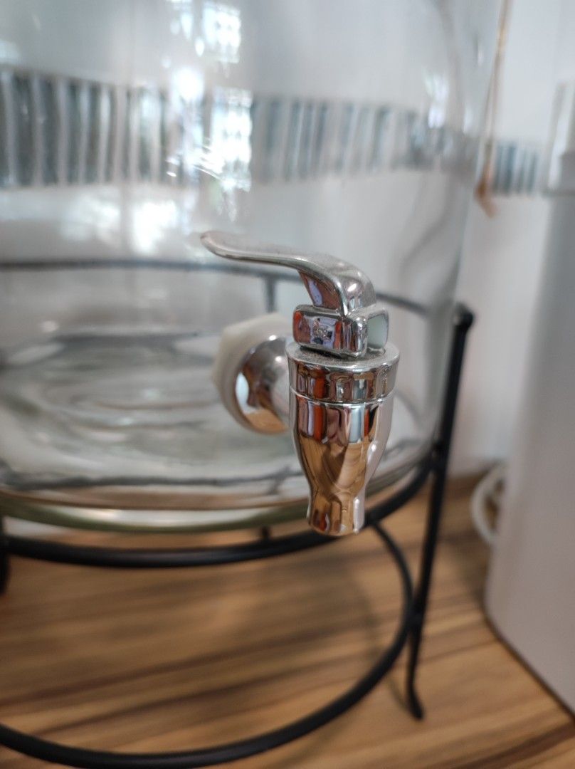 10L Glass water dispenser, Furniture & Home Living, Kitchenware ...