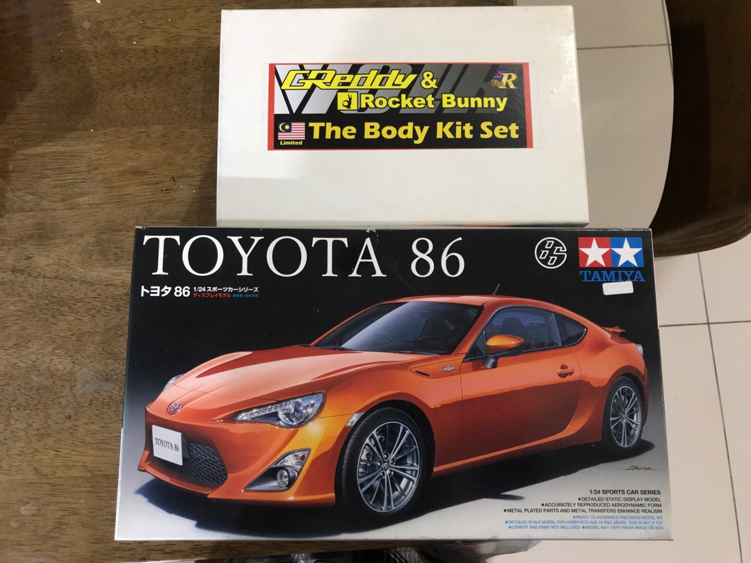 1/24 Toyota 86 + Rocket Bunny Body Kit, Hobbies & Toys, Toys & Games on ...