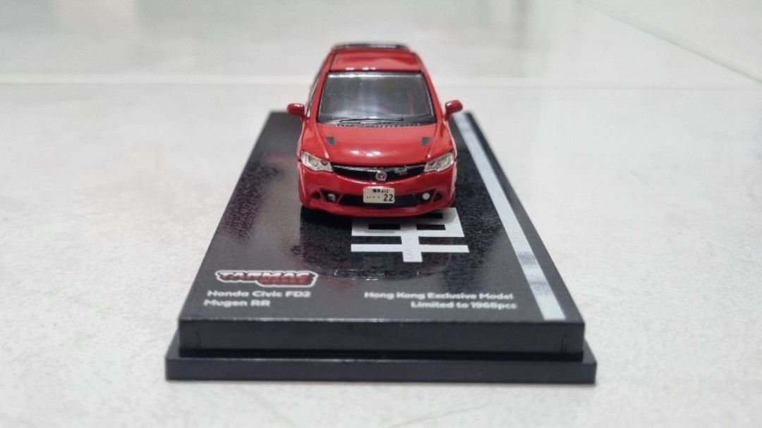 1/64 Tarmac Works Honda Civic FD2R Mugen RR Hongkong Exclusive model ...
