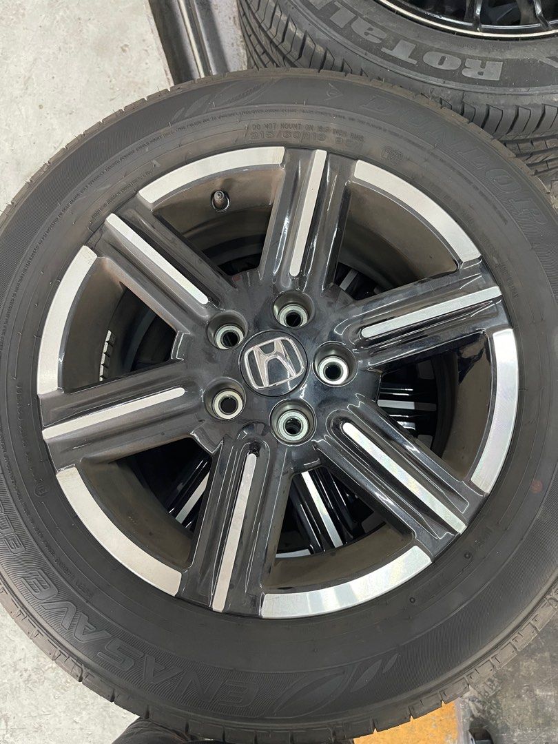 16” Honda Original Sport Rim And Tyres, Car Accessories, Tyres & Rims ...