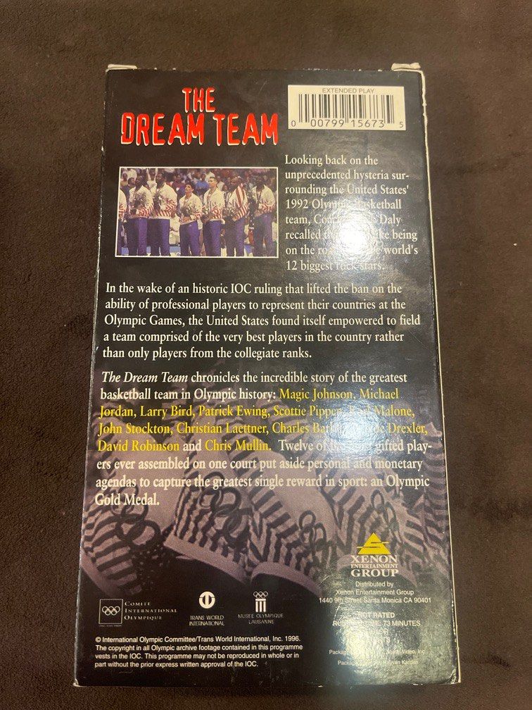 [M310-2] 1996 DREAM TEAM VHS Video Tape #23吃土季, 書籍、休閒與玩具, 收藏、紀念品, 其他古董在旋轉拍賣