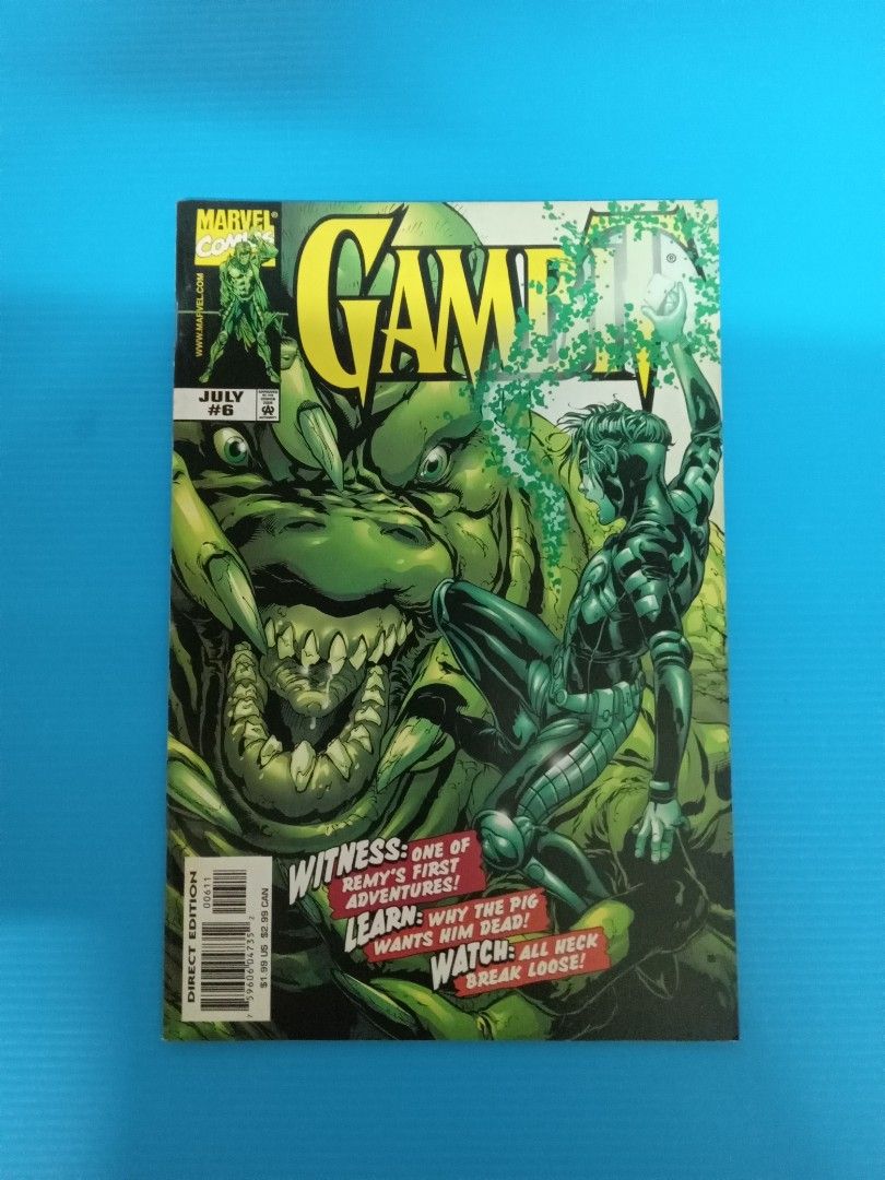 1st app The Pig ( Malformed mutant crime boss ) Gambit #6 ( Steve ...