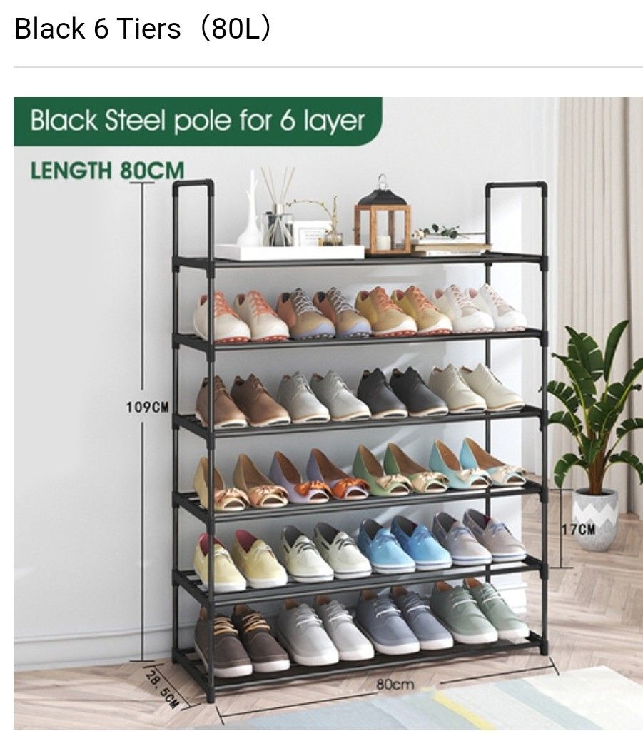 4/5/6Tier Doorway Shoe Rack BTO HDB Choice Shoes Rack Easy Assemble ...