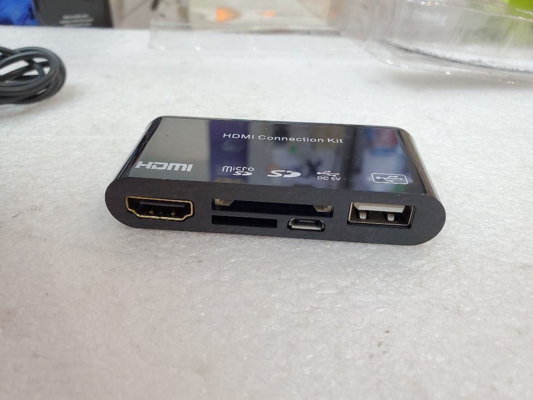 5 in 1 Micro Hub (Micro Male to HDMI Female/Micro/SD/DC 5V/USB Female ...