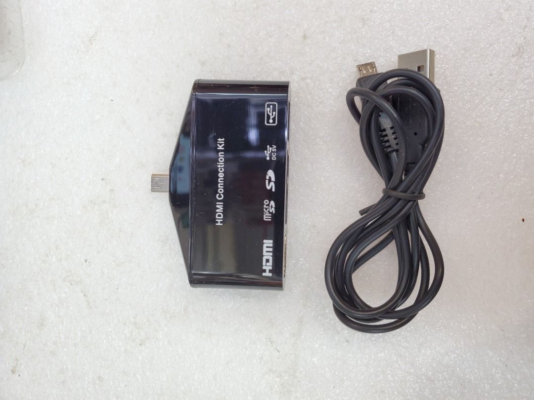 5 in 1 Micro Hub (Micro Male to HDMI Female/Micro/SD/DC 5V/USB Female ...