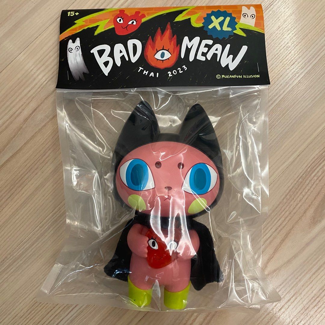 全新 限量發售40隻 unbox BAD MEAW WARNING Bad Meaw XL 全新現貨, 興趣及遊戲, 玩具 & 遊戲類 ...