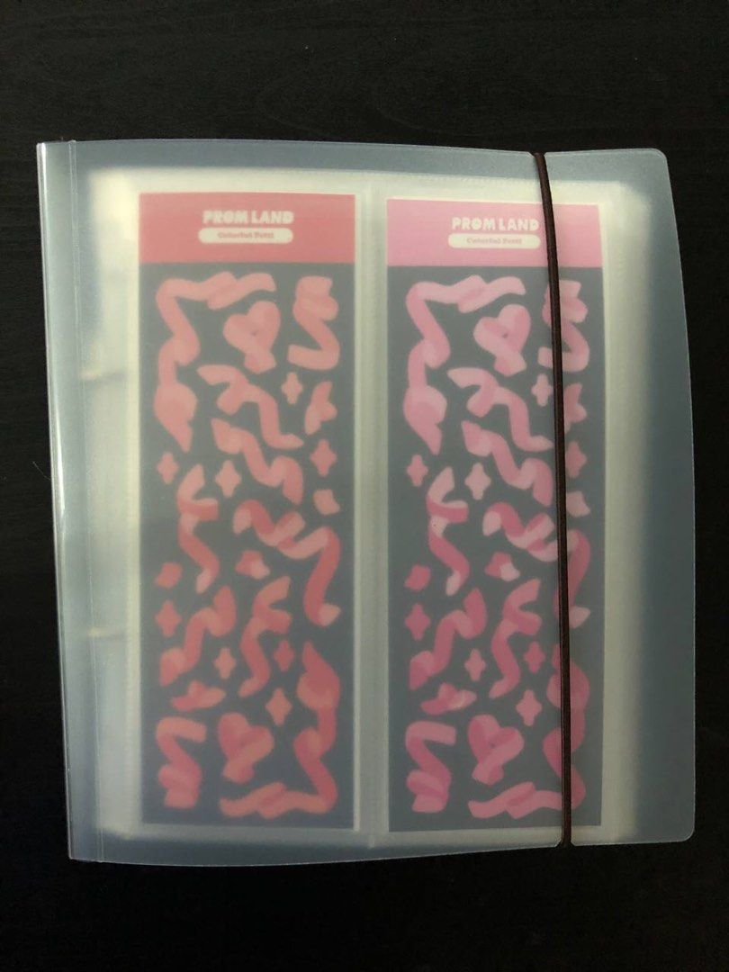 [ WTS ] sticker binder sheets folder sheet for korean seal sticker ...