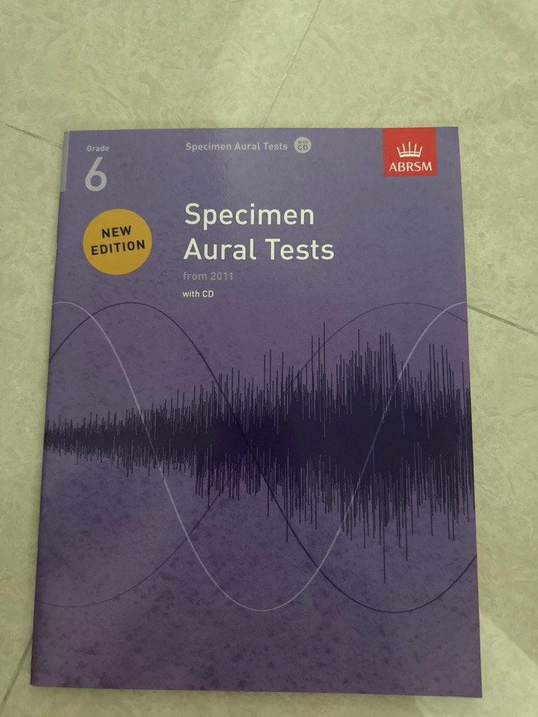 ABRSM Piano specimen aural tests grade 6 with CD, Hobbies & Toys, Music ...