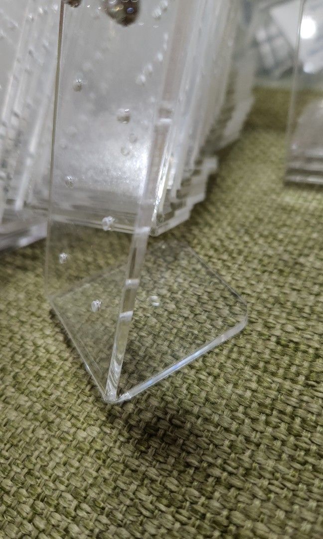 Acrylic ear stud stand-10 pin, Women's Fashion, Jewelry & Organisers ...