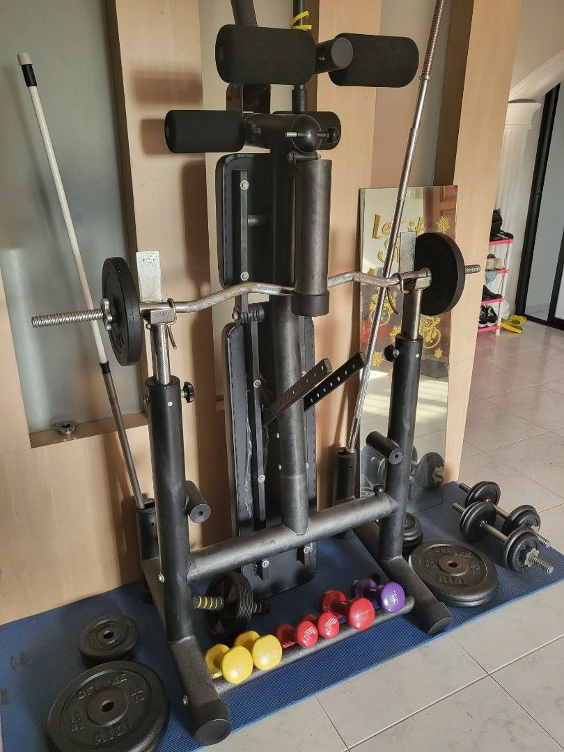 AIBI 3in1 Bench press, Sports Equipment, Exercise & Fitness, Weights ...