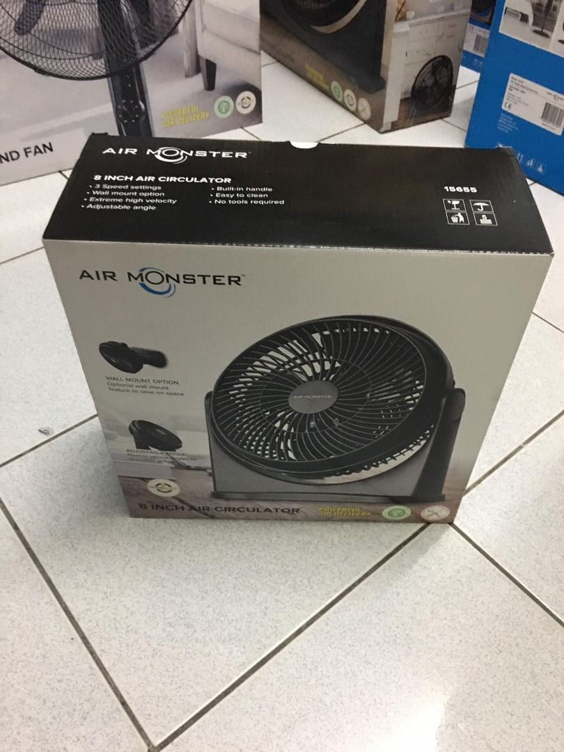 Air Monster 8 Air Circulator Floor Fan, Furniture & Home Living ...