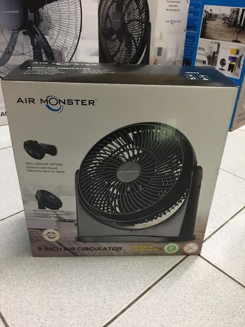 Air Monster 8 Air Circulator Floor Fan, Furniture & Home Living ...