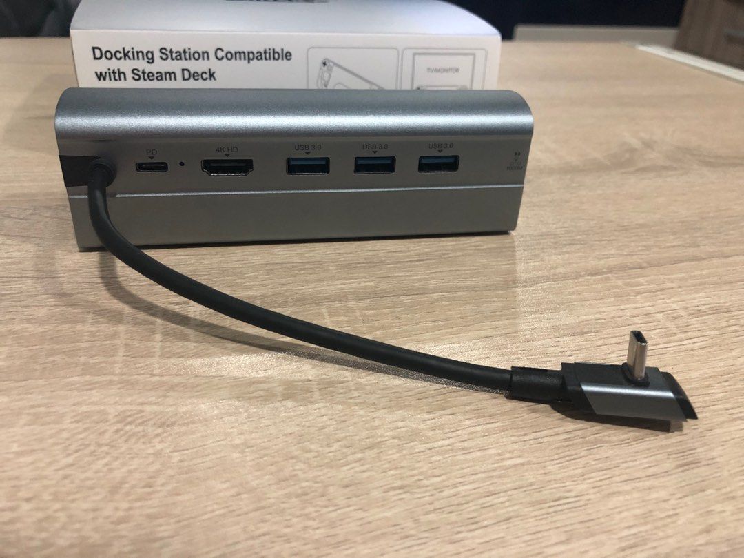 Airsky steam deck dock, Video Gaming, Gaming Accessories, Cables & Chargers on Carousell