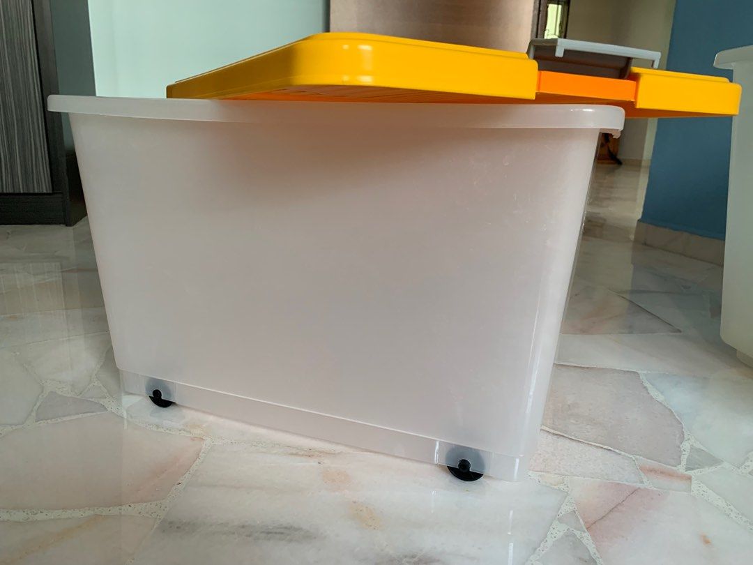 Algo storage box with wheels, Furniture & Home Living, Home Improvement ...