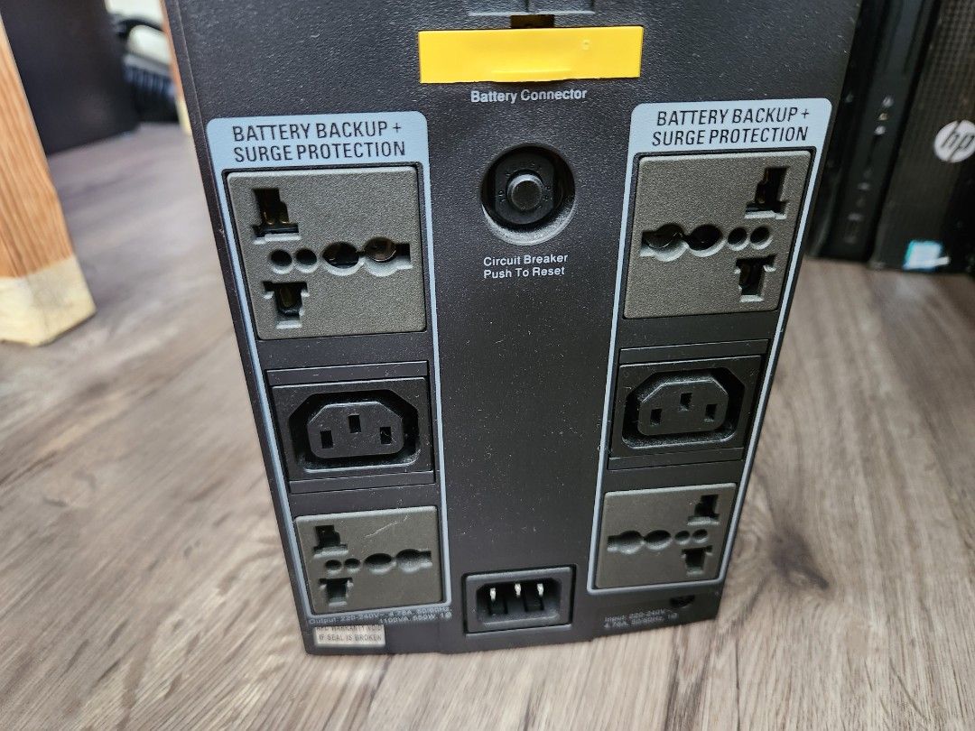 APC UPS Back-UPS 1100, Computers & Tech, Office & Business Technology ...