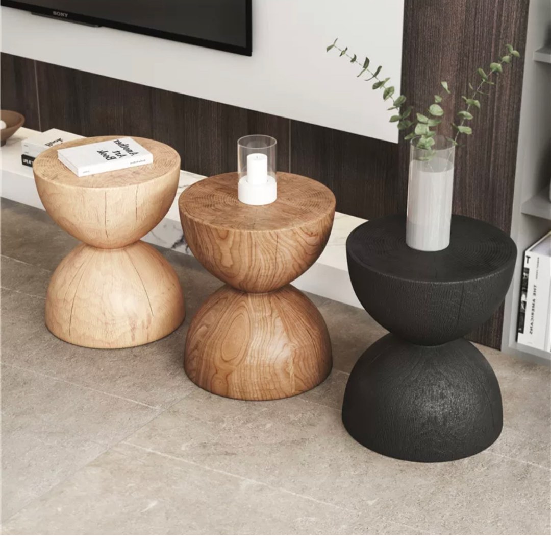 APERIAL Wood Side Table, Furniture & Home Living, Furniture, Tables ...