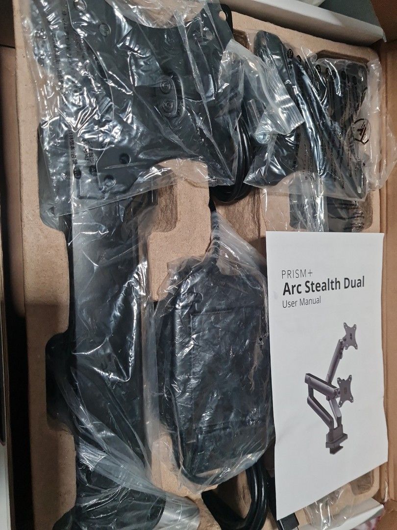 Arc stealth dual monitor arms, Computers & Tech, Parts & Accessories ...