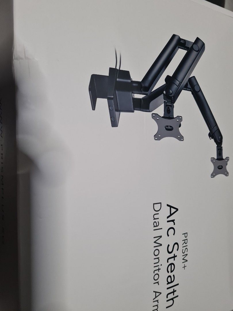 Arc stealth dual monitor arms, Computers & Tech, Parts & Accessories ...