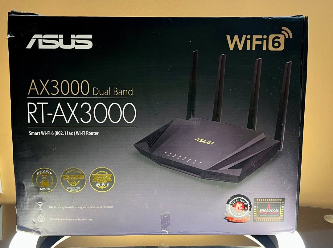 Asus RT-AX3000 Dual Band Wifi Router on Carousell